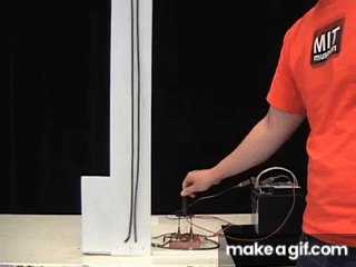 MIT Physics Demo -- Forces on a Current-Carrying Wire on Make a GIF