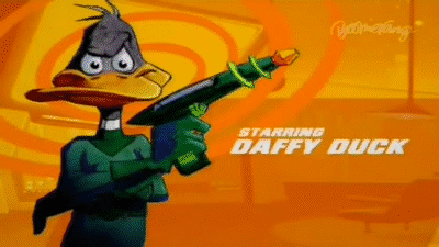 Daffy Duck Gif Gun
