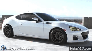 Air Lift Suspension Demonstration on 2013 Subaru BRZ on Make a GIF