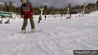 Sacred Snowboarding with the LORD Jesus! on Make a GIF