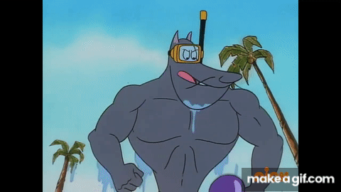 CatDog: D'arcy Muscle Growth Flexing 2 on Make a GIF