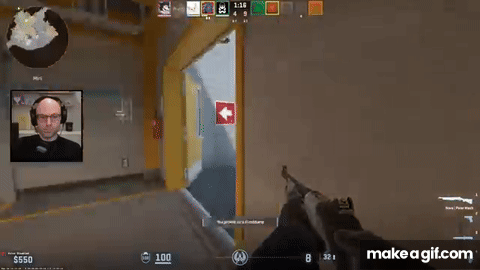 Northernlion but its just him throwing nades in CS on Make a GIF