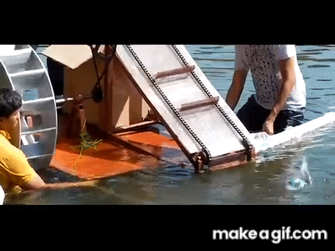 SELF POWERED MECHANISM TO CLEAN RIVERS AND OTHER FLOWING WATER BODIES ...
