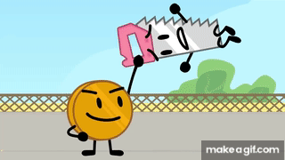 BFDI:TPOT 3: Getting Puffball To Think About Rollercoasters on Make a GIF