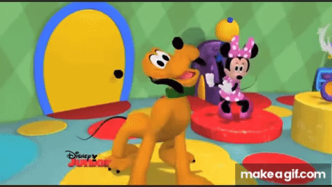 Pluto dancing on Make a GIF