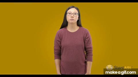 humble in ASL on Make a GIF