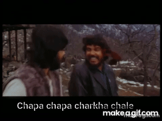 Chapa chapa charkha chale on Make a GIF