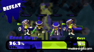 Losing Animations in Splatoon on Make a GIF