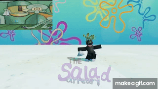 Squidward yell 2 but its a roblox emote on Make a GIF