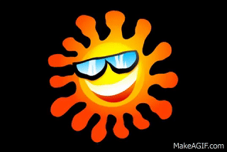 Cartoon Sun Animation on Make a GIF