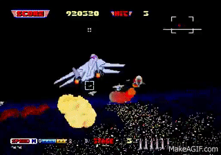 After Burner II Longplay (Arcade) [60 FPS] on Make a GIF