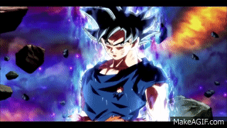 Goku regains Ultra Instinct against Jiren! | DBS | 128 | Full HD | Eng Subs on Make a GIF