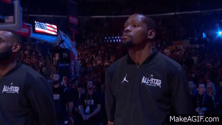 Fergie Performs The U.S. National Anthem / 2018 NBA All-Star Game on Make a GIF