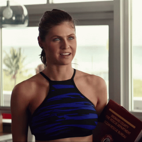 Alexandra Daddario Baywatch GIF - Alexandra Daddario Baywatch Cute ...