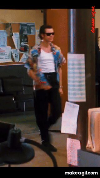 Jim Carrey Walk (Ace Ventura) 😎😎🔥🔥 on Make a GIF