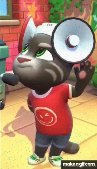 Talking TOM GIF on Make a GIF