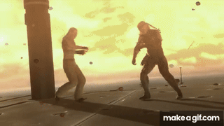 Solid Snake vs. Liquid Ocelot Boss Fight Scene 4K ULTRA HD (Metal Gear ...