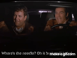 Kramer test drives car on Seinfeld on Make a GIF