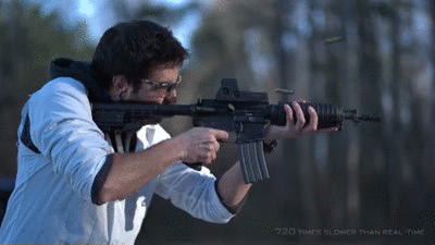 Firing an assault rifle at 18000 fps on Make a GIF
