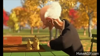 Geri's Game Pixar on Make a GIF