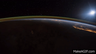ISS Timelapse - The English Channel and beyond on Make a GIF