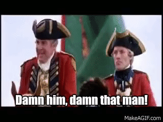 Damn him, damn that man on Make a GIF