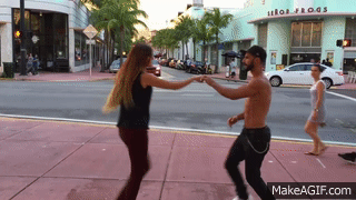 Salsa Dancing Miami Beach on Make a GIF