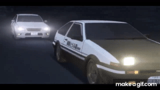 [HD] Initial D - Speedy Speed Boy on Make a GIF