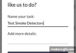 add a schedule to a task on Make a GIF