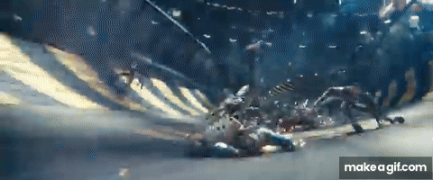 Alita Battle Angel: Motorball Scene on Make a GIF