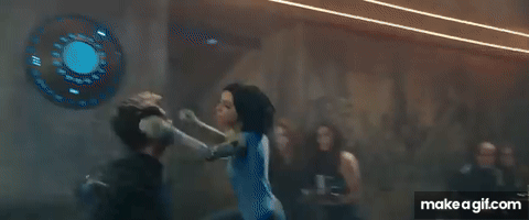 Alita Battle Angel: Bar Fight on Make a GIF