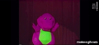 Barney spin on Make a GIF