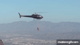 THE HELICOPTER ROPE LADDER on Make a GIF