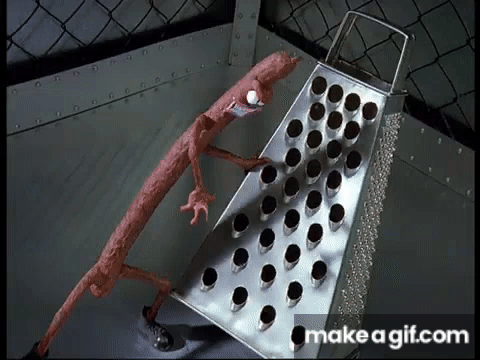Peperami 'Grater' on Make a GIF