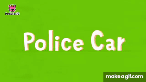 Police Car | Word Play | Pinkfong Songs for Children on Make a GIF