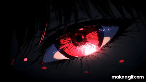 Anime Red Eye👁️ 4K Wallpaper | Intense Gaze For PC on Make a GIF