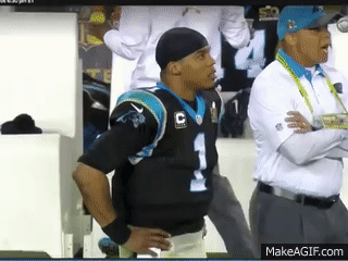 Cam Newton Break Down at Superbowl 50 (aka cry baby temper tantrum) on ...