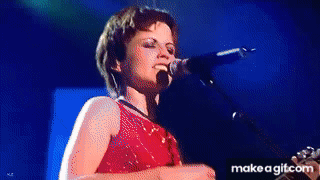 The Cranberries - Zombie 1999 Live Video on Make a GIF