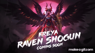 FREYA New Epic Skin | RAVEN SHOGUN | Mobile Legends: Bang Bang on Make ...