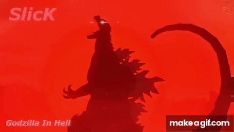 GODZILLA BATTLE ROYALE : PART 2 [True Form Ultima VS Burning Godzilla] on Make a GIF