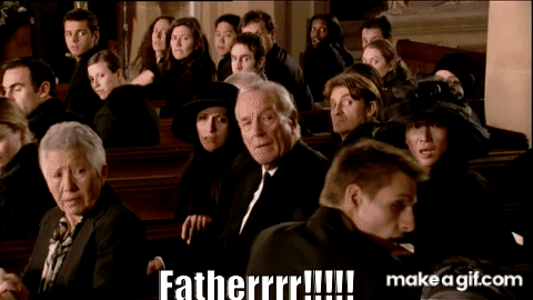 FATHER! The IT Crowd | Series 2 Episode 2: Church entrance on Make a GIF