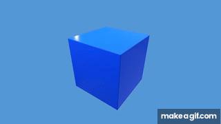 3D Cube Animation on Make a GIF