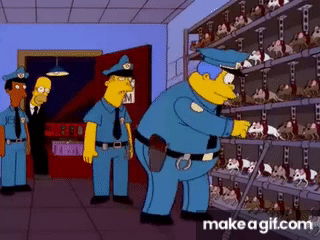 Rat milk bust - The Simpsons on Make a GIF