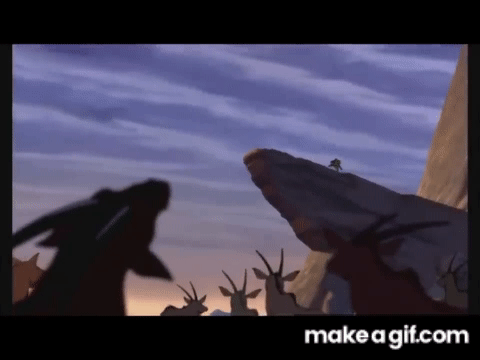 The Lion King - Baby Simba on Make a GIF