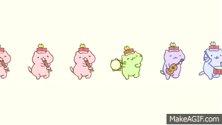 みっちりねこマーチ - MitchiriNeko March - Cute cat characters in a marching band ...