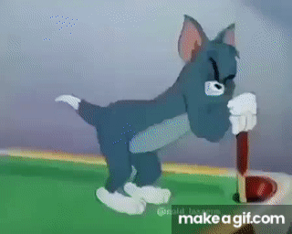 Tom enjoys a quality game of pool with Jerry (Tom and Jerry Meme) on ...