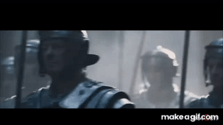 Brutal Ambush Battle | Roman Legion March to war on Make a GIF