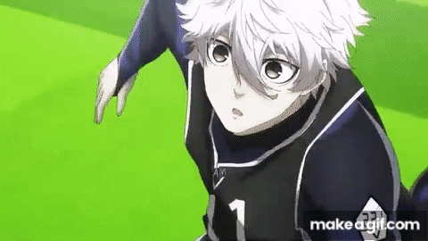 Nagi Seishiro in Blue Lock - His abilities and goals on Make a GIF