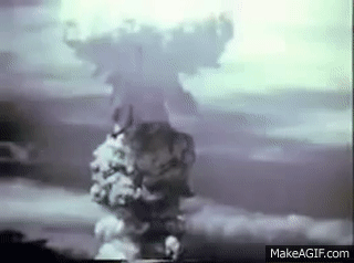 Real Footage - Atomic Bomb- Hiroshima and Nagasaki on Make a GIF