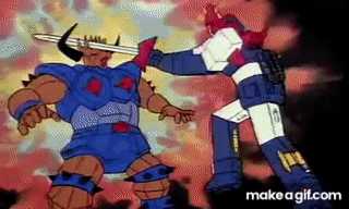 Voltes V - Ultramagnetic Top & Laser Sword, Ending Theme. HQ on Make a GIF